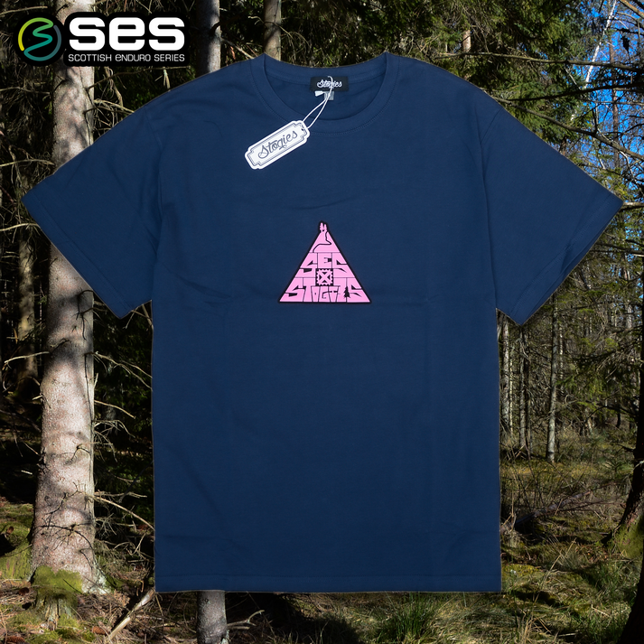 SES X STOGIES Collab Blue - 2025 MTB T-Shirt – Stogies Mtb